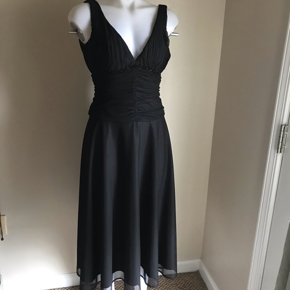 Dresses | Bridal Dress Simi Gown Dress Sz 4 Black | Poshmark